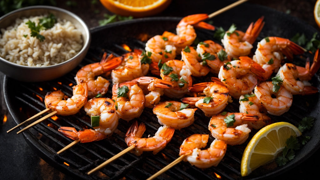 Zesty Orange Ginger Garlic Grilled Shrimp Recipe – RA Seasonings
